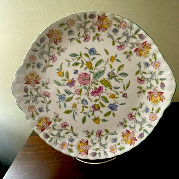 Minton | Dining | Vintage Minton Haddon Hall Cake Plate | Poshmark
